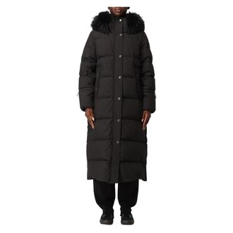 Moorer Stylischer Breuil Mantel f&uuml;r M&auml;nner - - Coats - Damen - Schwarzk - XS