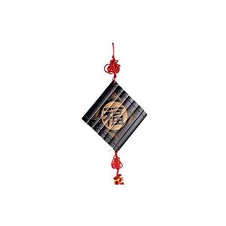 La Chineuse Feng-Shui-Anhänger - Deko-Objekt aus Bambus - Chinesisches Glücksideogramm-Muster - Asiatische Zen-Atmosphäre - Hängendes Objekt - Asiatische Geschenk