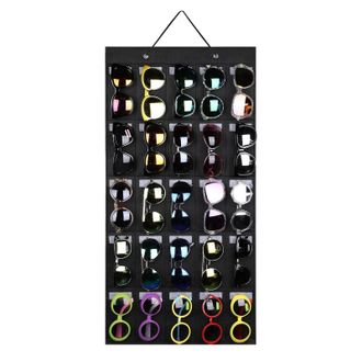 Generico Brillen-Organizer: Wandhalterung f&uuml;r Sonnenbrillen, platzsparend, mit modernem minimalistischem Design, robuste Struktur f&uuml;r Ordnungssysteme im Wohnzi