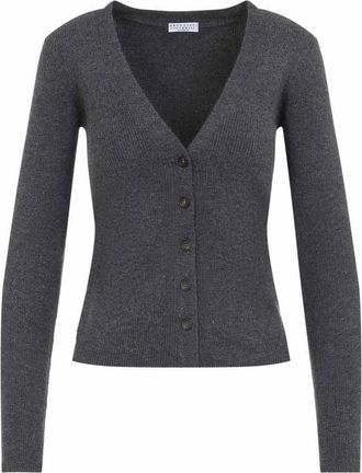 Brunello Cucinelli Cardigan - Grau