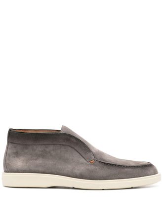 Santoni desert boots en daim - Gris