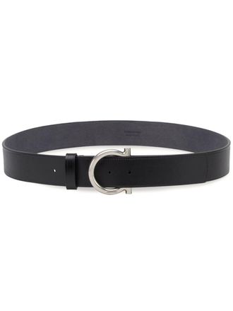 Ferragamo G&uuml;rtel mit Gancini-Schnalle - Schwarz