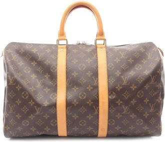 Louis Vuitton 2004 Monogram Keepall 45 travel bag - Braun