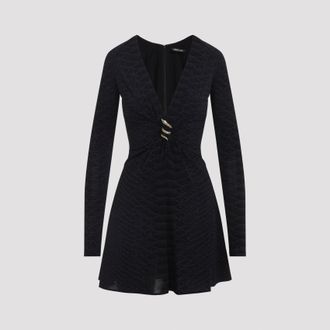 Roberto Cavalli Robe courte serpentine Roberto Cavalli