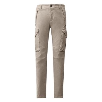 C.P. Company C.p. Company - Pantalon cargo ergonomique en satin stretch - Homme - Pantalons - Gris - Taille: XS