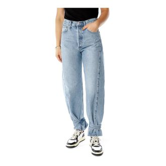 A Gold E Cleo Jean Balloon Highwaist Jeans - - Jeans - Damen - Blau - W29