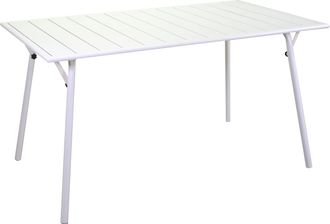 Vacchetti Giuseppe Vacchetti Tisch aus Metall Rovigo weiß klappbar 140 x 80 x Höhe 74 cm