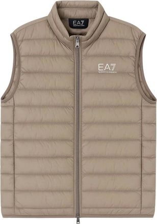 Emporio Armani Emporio Armani Ea7, Homme, Vestes, Beige, Taille: 2XL Gilet Core Identity slim fit en duvet