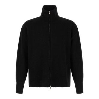 Maryya Maryya, Homme, Pulls, Noir, Taille: XL Pull zipp&eacute;