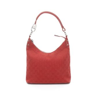 Gucci Pre-owned Coton sacs-gucci - Femme - Pre-owned - Rouge - Taille: ONE Size