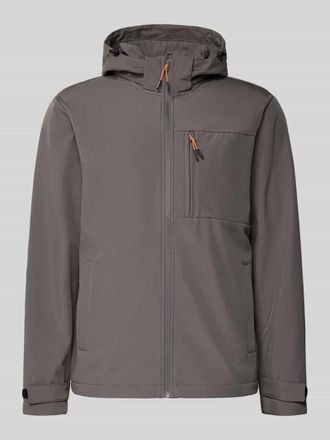 Jack & Jones Softshell-Jacke mit Brusttasche und &Auml;rmelriegeln