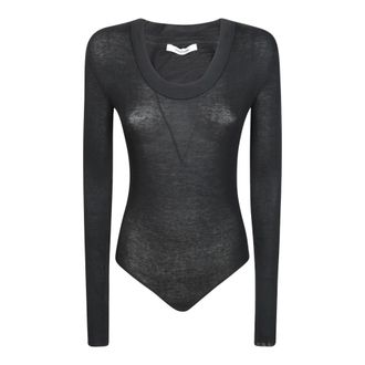 Entire studios Entire Studios - Body &agrave; col rond - Femme - Tops - Noir - Taille: 38 FR