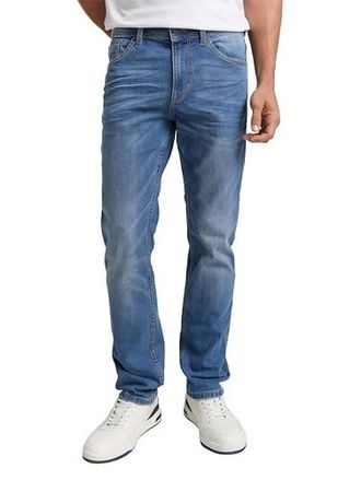 Tom Tailor 20622022 Josh Slim, Jean Josh Regular Slim Homme, 10119 - Used Mid Stone Blue Denim, 34W / 34L