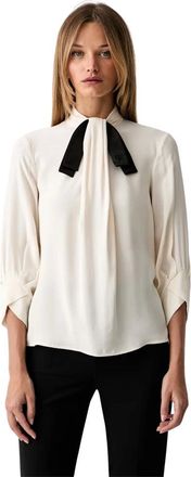 Elisabetta Franchi Damen, Blusen & Hemden, Beige, LGr&ouml;&szlig;e