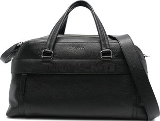 Orciani Homme, Sacs, Noir, Taille: ONE Size Micron Midi Leather Duffle Bag