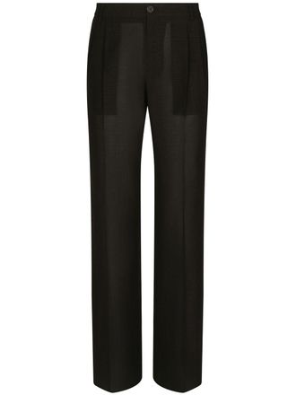 Dolce & Gabbana pantalon de costume à coupe courte - Noir