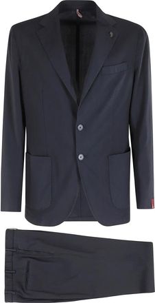 Santaniello Homme, Costumes, Bleu, Taille: 2XL Abito Tela Super