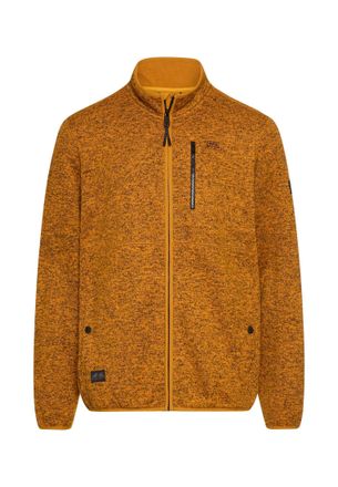 Camel Active Herren Strickjacke mit Stehkragen Gelb, Menswear-XXL