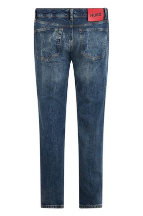 HUGO BOSS Mens Slim Jeans Stretch Denim Blue Cotton Slim-Fit