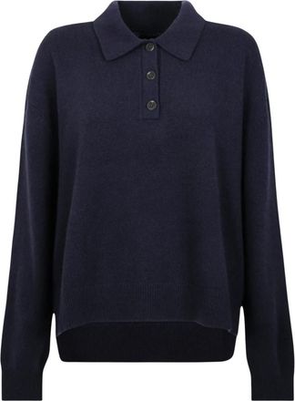Anine Bing Lee Polo Pullover - - Tops - Damen - Blau - S