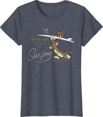 Tom & Jerry Its Time For Surfing T-Shirt