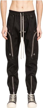 Rick Owens Homme, Pantalons, Noir, Taille: L Bauhaus Cargo Pantalons