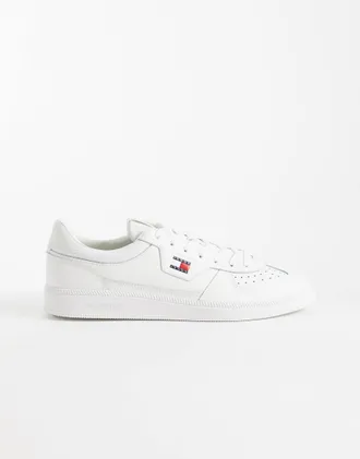Tommy Jeans Greenwich Leder-Sneaker in Wei&szlig;