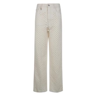 Amiri Gerades Jeans - - Jeans - Damen - Wei&szlig; - W27