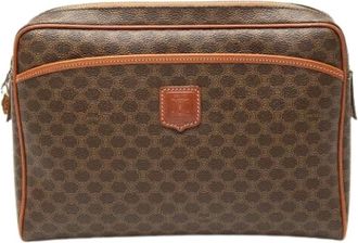 Celine Pre-owned Pochette en toile enduite - Femme - Pre-owned - Brun - Taille: ONE Size