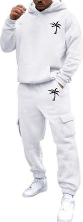 Generic Surv&ecirc;tement Homme Ensemble 2 Pi&egrave;ces Sweats &Agrave; Capuche et Pantalon de Sport Manches Longues Sportswear Survetement Hiver Casual Elegante Streetwear Tenu