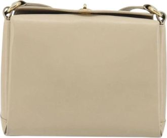 Gucci Pre-owned Leder Umh&auml;ngetasche - - Pre-owned - Damen - Beige - ONE SIZE