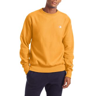 Champion Life Herren Sweatshirt, C Gold/Linke Brust, C-Logo, Größe XXL