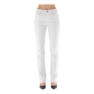 Tom Ford Femme, Pantalons, Blanc, Taille: W28 Jeans droits