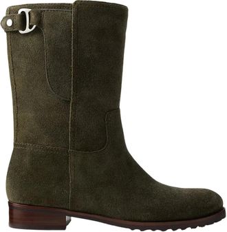Lauren Ralph Lauren Stiefel - Tasha Mid-Boots-Mid Boot - Gr. 35 (EU) - in Grün - für Damen
