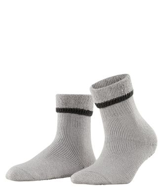 Falke Damen Hausschuh-Socken Cuddle Pads W HP Baumwolle rutschhemmende Noppen 1 Paar, Grau (Silver 3290), 35-38