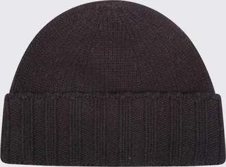 Drumohr Beanie-M&uuml;tze aus reinem Kaschmir in Rippstrick mit Umschlag