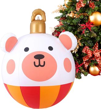 Generico Aufblasbare Weihnachtsdekoration, große Partykugeln, und Hirsche für Weihnachten, Garten, Outdoor, Rasen, Weg, Hof