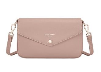 David Jones Paris - Pochette Femme - Sac port&eacute; travers - Similicuir - Taille Petite - Accesoire Pratique - Evenement Soir&eacute;e Sortir Ville Mode Tendance L&eacute;g&egrave;re Band