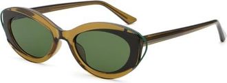 Generic Lunettes De Soleil UV400 For Hommes, Usage Quotidien, S&eacute;ances Photo Et Soir&eacute;es.(Green)