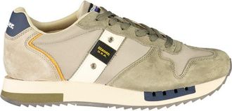 Blauer Verde Poliuretano Herren Sneaker