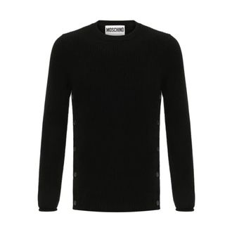 Moschino Homme, Pulls, Noir, Taille: M Pull Floral