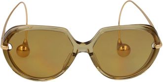 Bottega Veneta Drop Sonnenbrille - - Accessories - unisex - Gelb - 60 MM