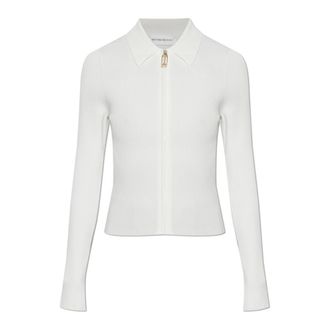 Victoria Beckham Rei&szlig;verschluss-Strickjacke - - Knitwear - Damen - Wei&szlig; - S