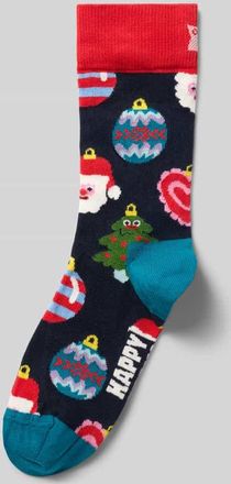 Happy Socks Socken mit weihnachtlichem Motivprint
