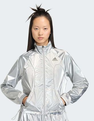 adidas Originals F50 - Trainingsoberteil in Metallic-Silber