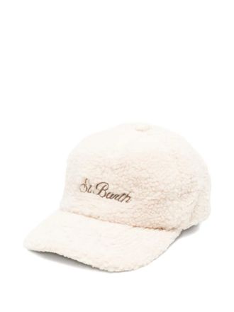 MC2 Saint Barth Baseballkappe mit Logo-Stickerei - Nude