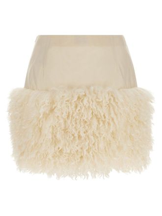Moncler Miniskirt - Cream
