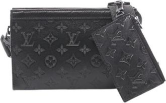 Louis Vuitton Pre-owned Gaston Wearable Wallet Monogram Shadow Shoulder Bag - Homme - Pre-owned - Noir - Taille: ONE Size