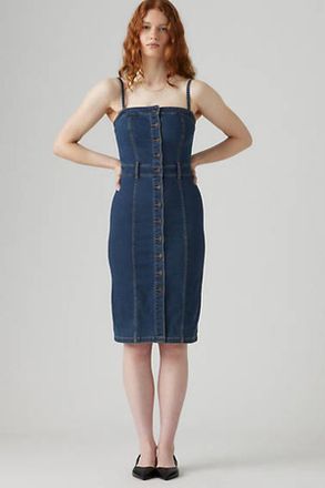 Levi's Robe Denim Bustier - Femme - Bleu / Upper East Side - L