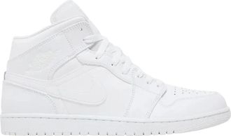 Nike Homme, Chaussures, Blanc, Taille: 47 1/2 EU Air Jordan 1 Mid